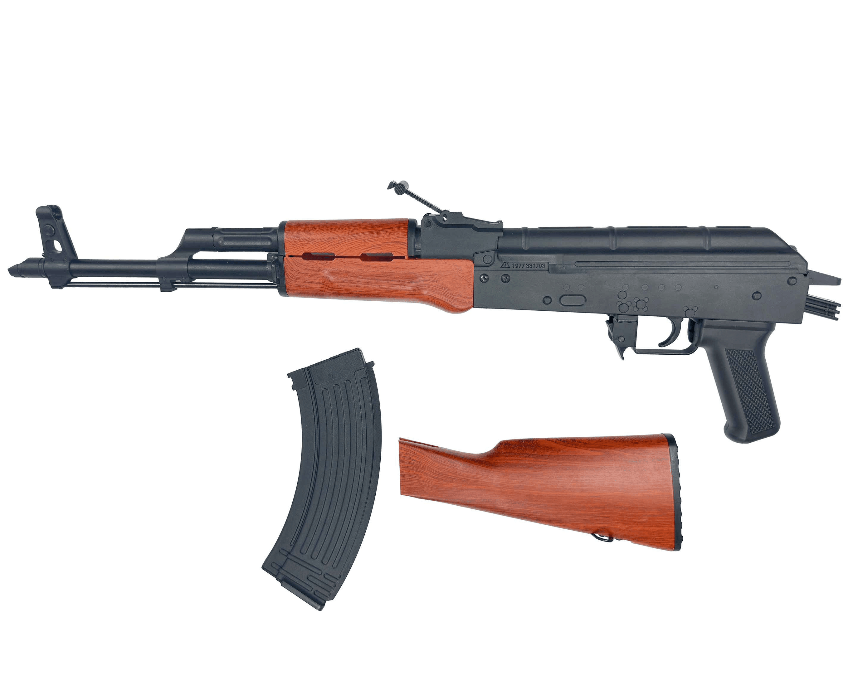 CYMA Standard AK47 Full Metal Real Wood Blowback Airsoft AEG Rifle (Pa ...